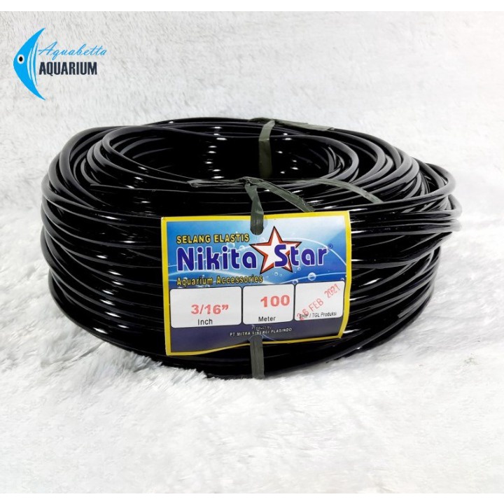 Jual Selang Aerator Hitam Aquarium Aquascape Nikita Star Size 3/16 ...