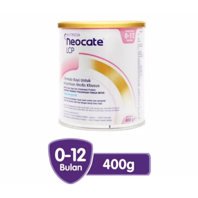 Jual Neocate LCP Formula Bayi 0-12 Bulan (400gr) | Shopee Indonesia