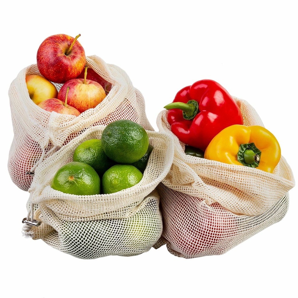 Jual KANTONG JARING (3PCS) | TAS JARING REUSABLE S/M/L | COTTON PRODUCE ...