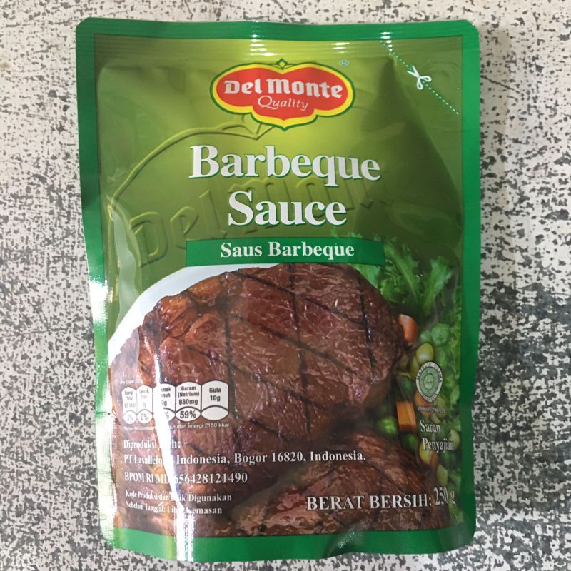 Jual DEL MONTE SAUS BBQ / BARBEQUE 250GR | Shopee Indonesia
