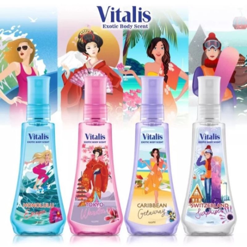 Jual VITALIS EXOTIC Body Scent/Parfum 100Ml | Shopee Indonesia