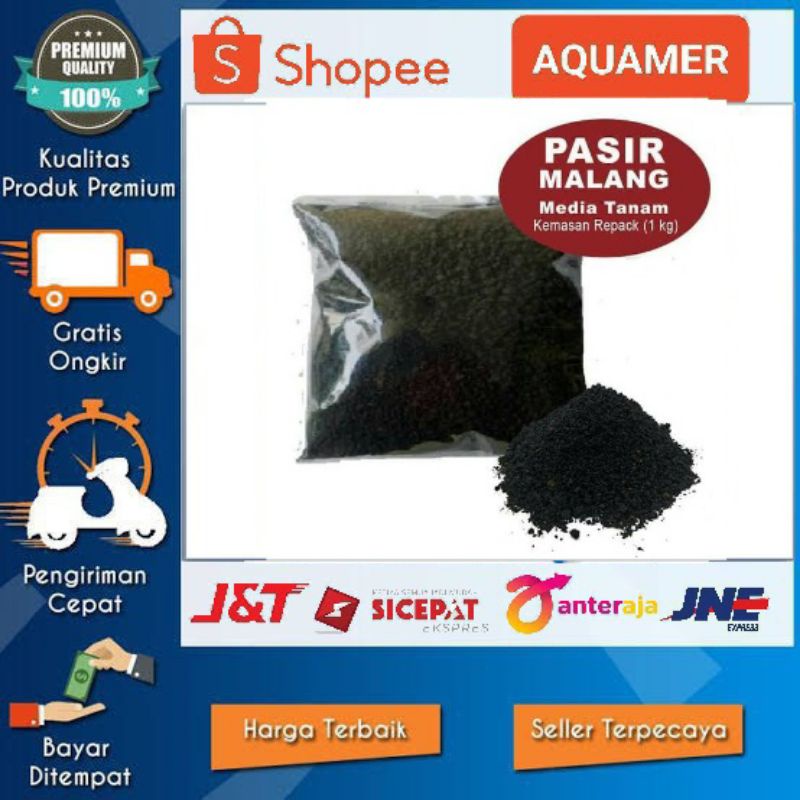 Jual Pasir Malang 1kg || media tanaman hias, akuarium dan aquascape ...