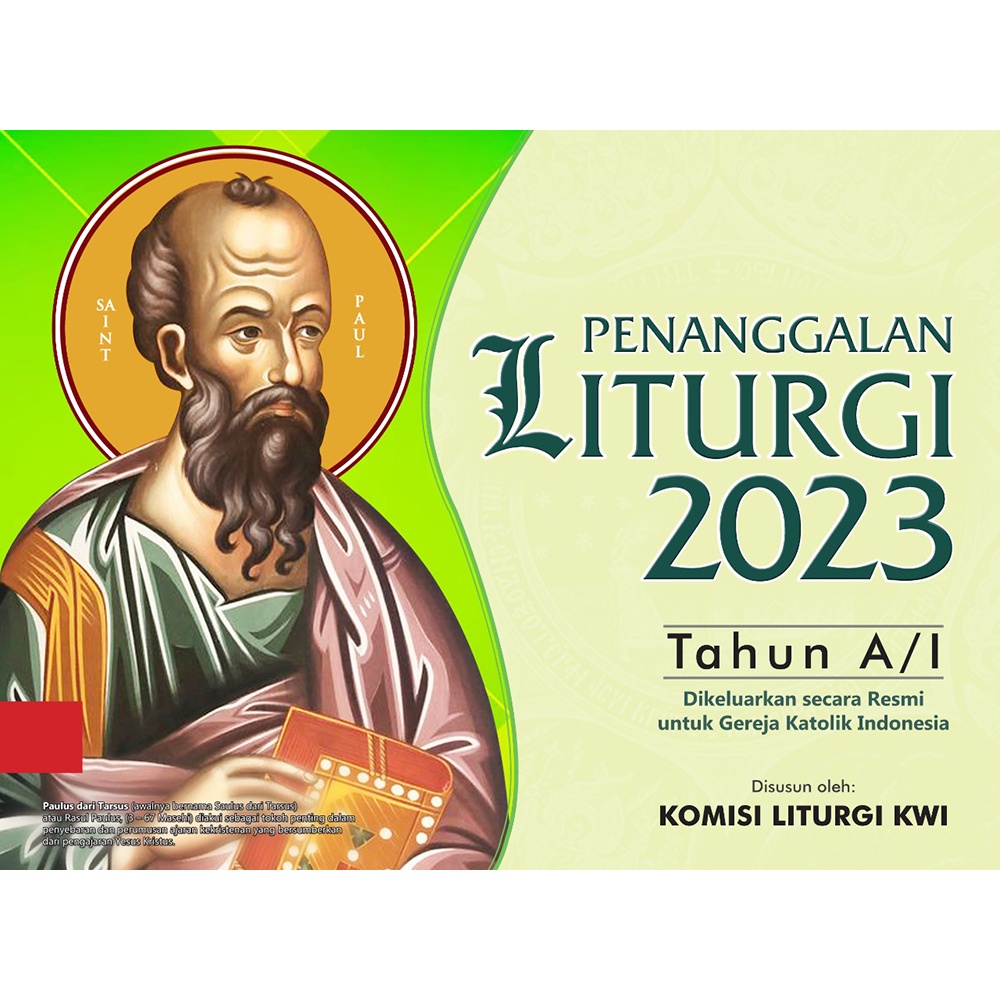 Jual Buku Penanggalan Liturgi 2023 Buku Liturgi Gereja Katolik | Shopee Indonesia