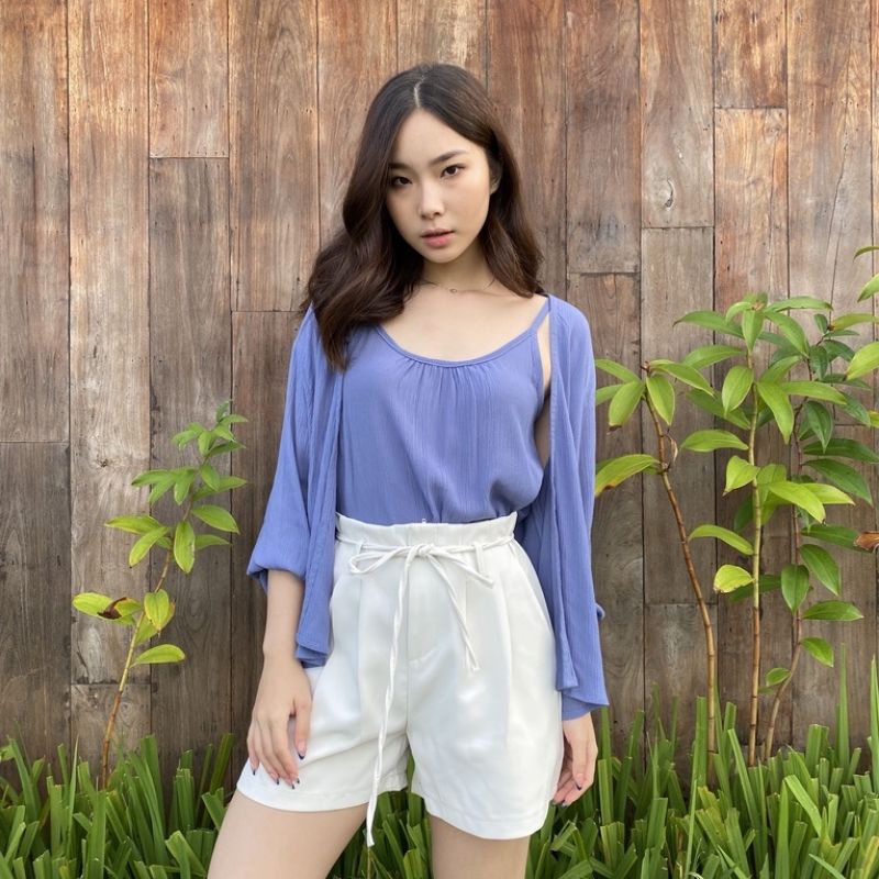 Jual Kiyorawears - Preloved Skyee Outer only (Blue) | Shopee Indonesia