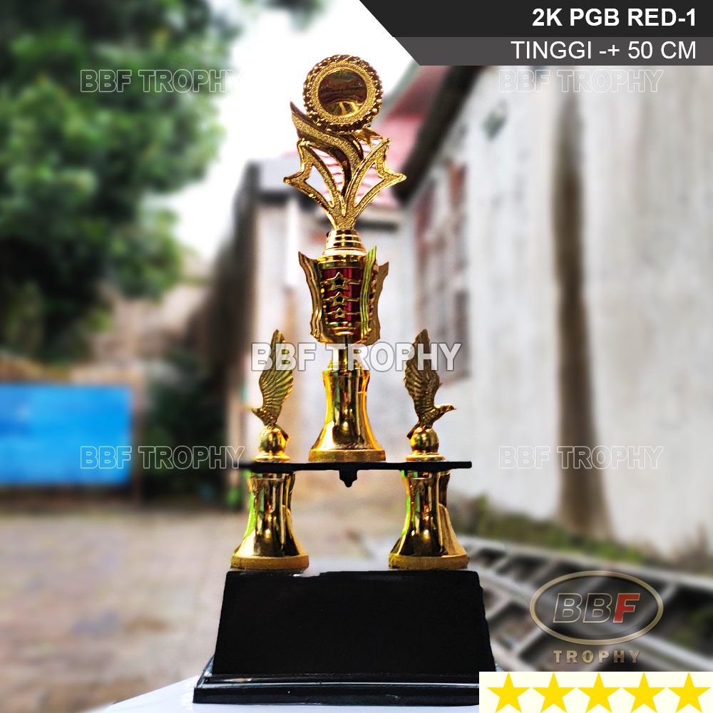 Jual Piala 2 kaki 2K PGB RED SATUAN | Shopee Indonesia