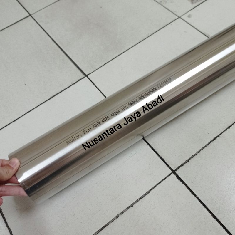 Jual Pipa Sanitary Stainless 304 Foodgrade 4 " inchi 101.6 mm Tebal 2 ...
