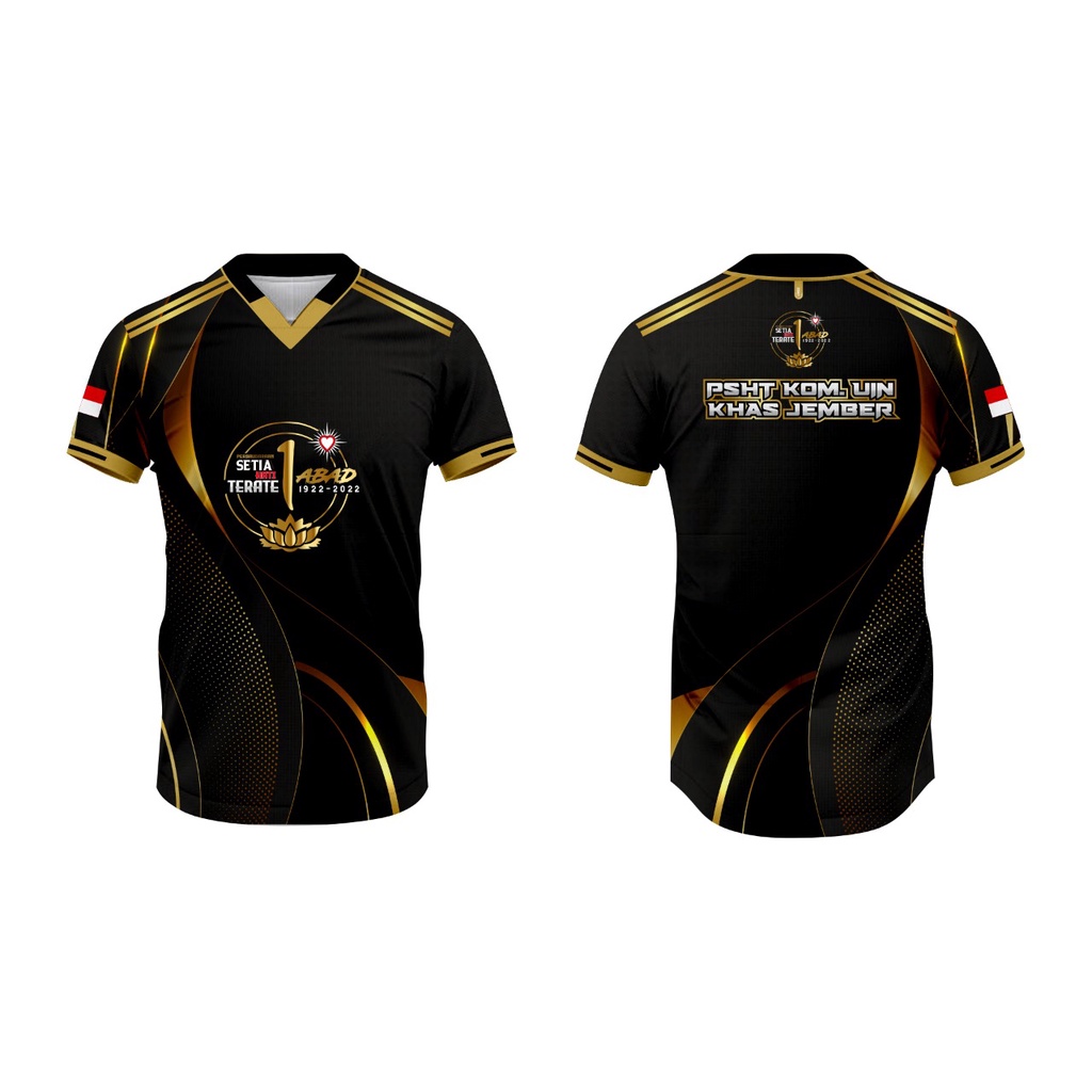 Jual Kaos Jersey PSHT Terate Emas Satu Abad Custom | Shopee Indonesia