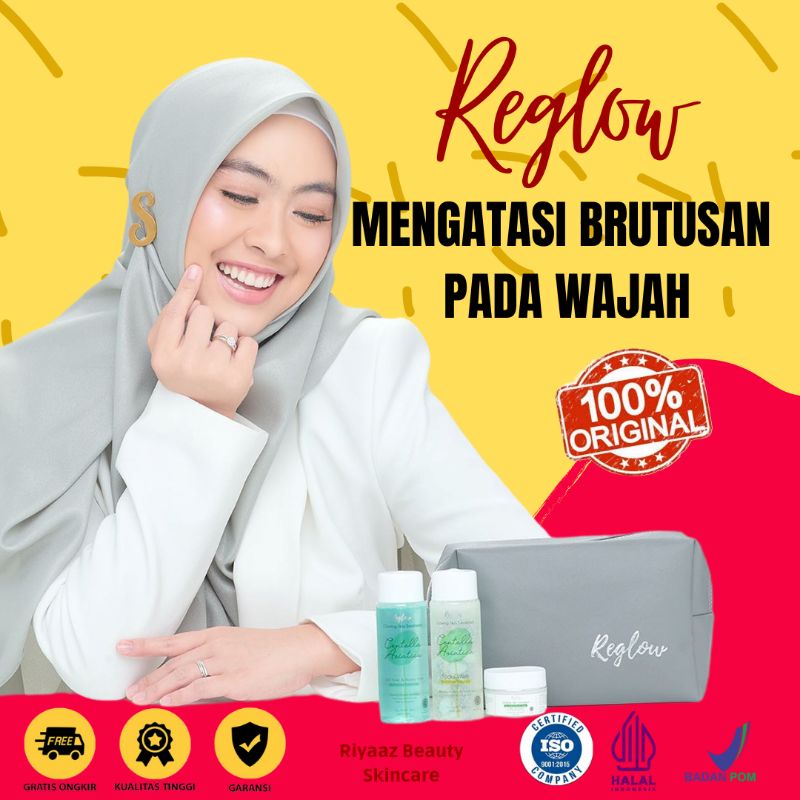 Jual COD | REGLOW Skincare Jerawat dan Brutusan | Skincare BPOM Glowing ...