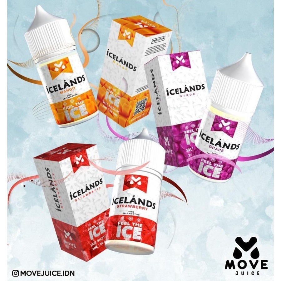 Jual ICELAND SALT SERIES 30ML LIQUID VAPE CUKAI | Shopee Indonesia