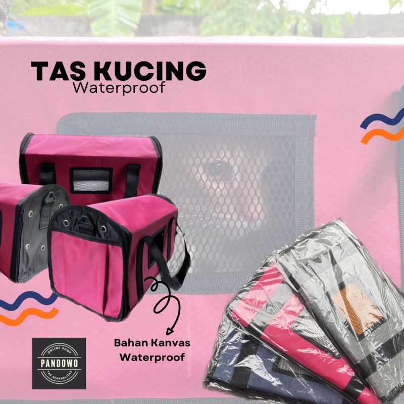 Jual Tas Kucing 3 in 1 Jahitan Kuat Rapi Warna Cantik Tahan Air Anti ...