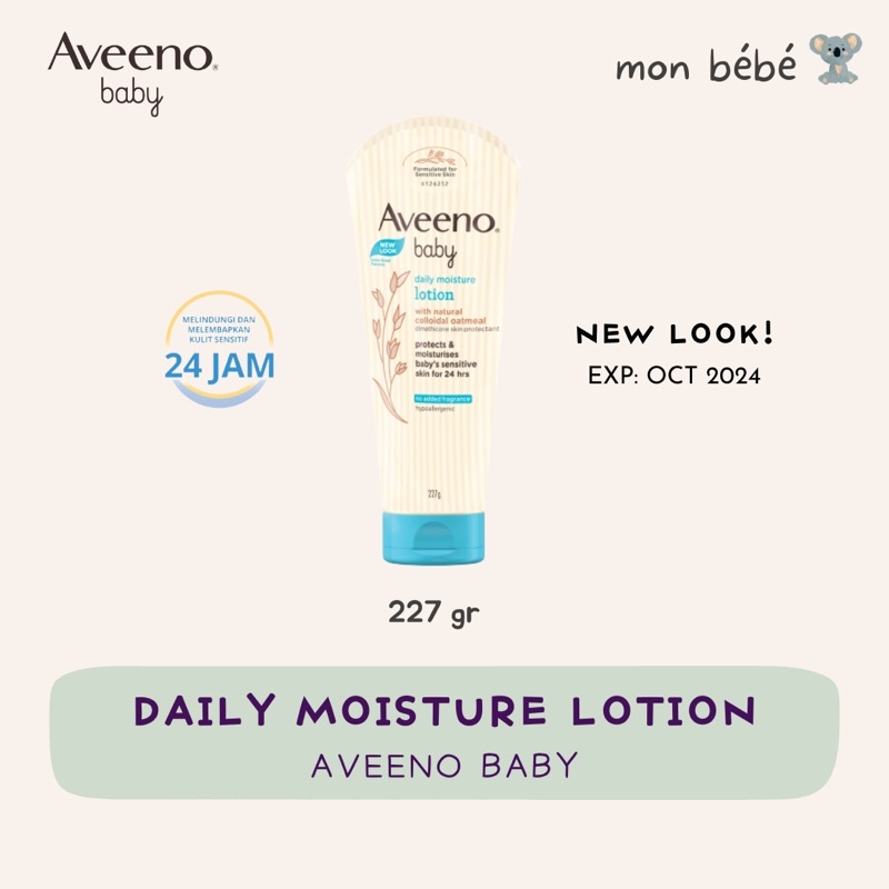 Jual Aveeno Baby | Daily Moisture Lotion 227 gr - Losion Pelembab Bayi | Shopee Indonesia
