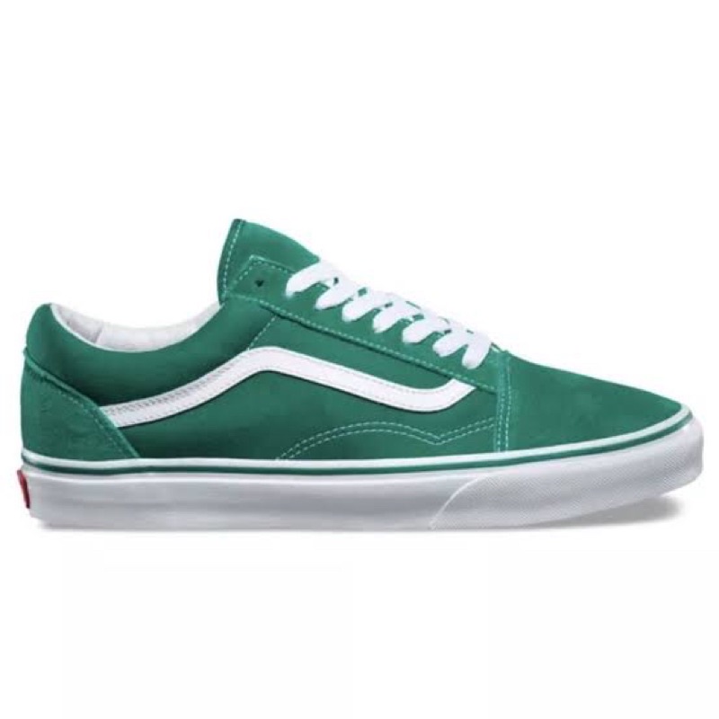 Jual Vans Old Skool Classic Ultramarine Green True White Original