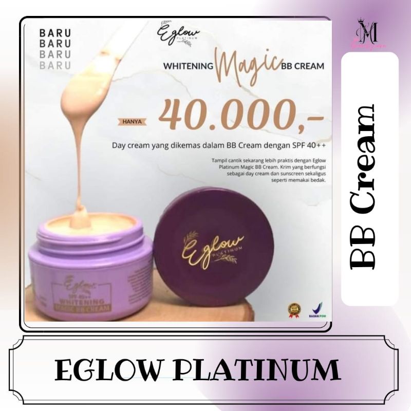 Jual EGLOW PLATINUM - Whitening Mejic BB Cream | Shopee Indonesia
