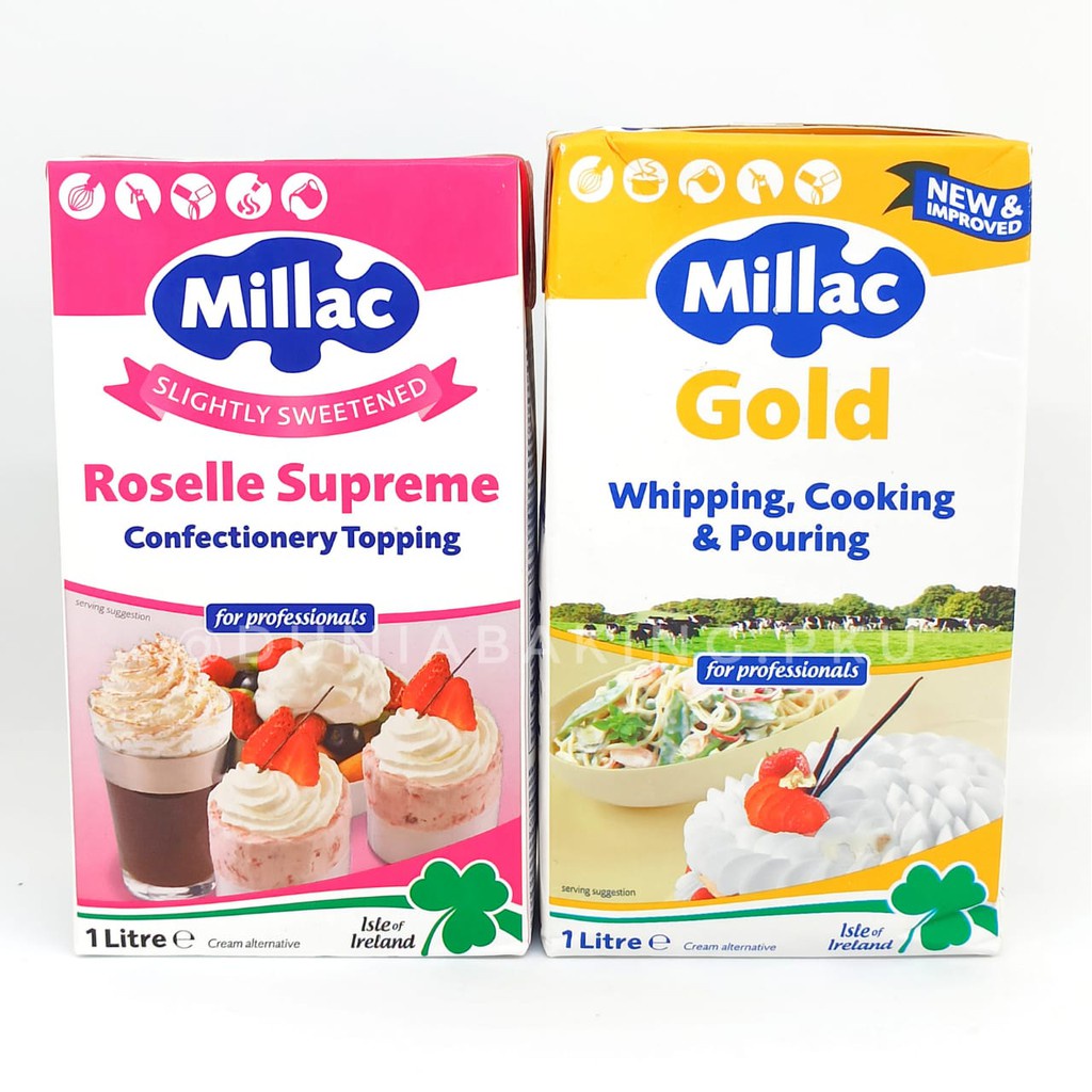 Jual MURAH !! Whipping Cream MILLAC 1 Liter / Wippy Cream Cair / Millac ...