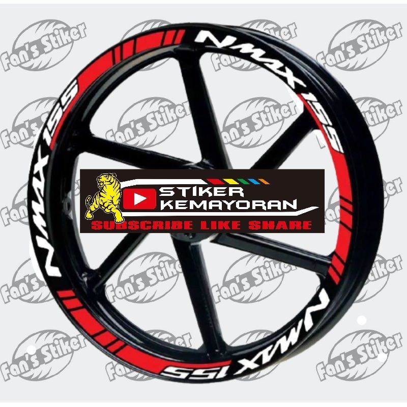 Jual stiker velg n max cutting stiker velg nmax | Shopee Indonesia