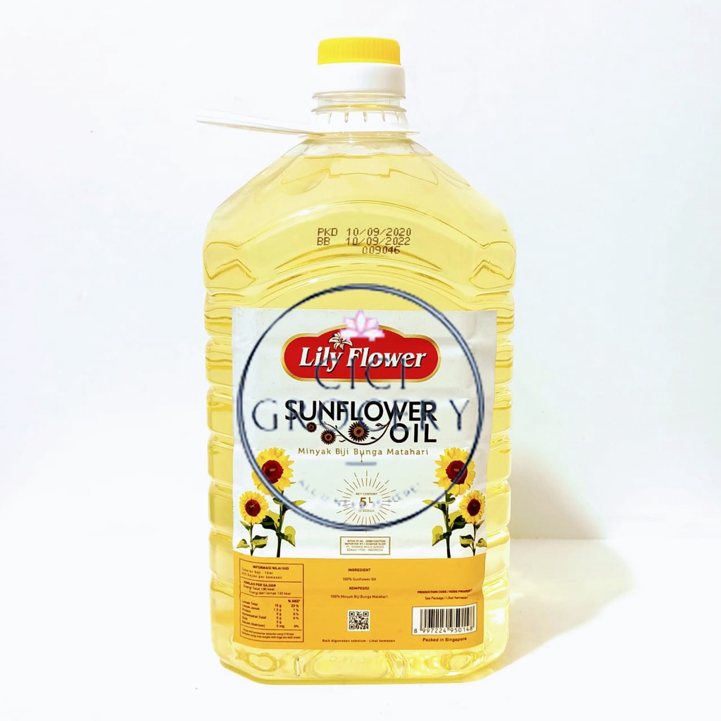Jual SUNFLOWER OIL LILY FLOWER 5 LTR - MINYAK BUNGA MATAHARI MURNI ...