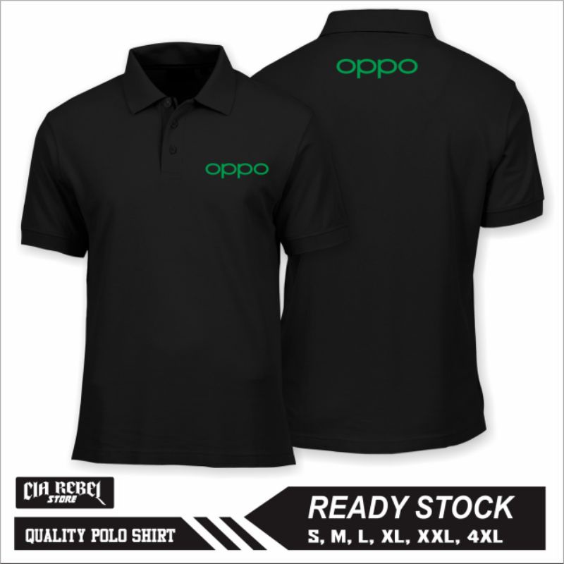 Jual POLO SHIRT KAOS POLO OPPO SMARTPHONE LOGO KAOS HANDPHONE/KAOS POLO ...