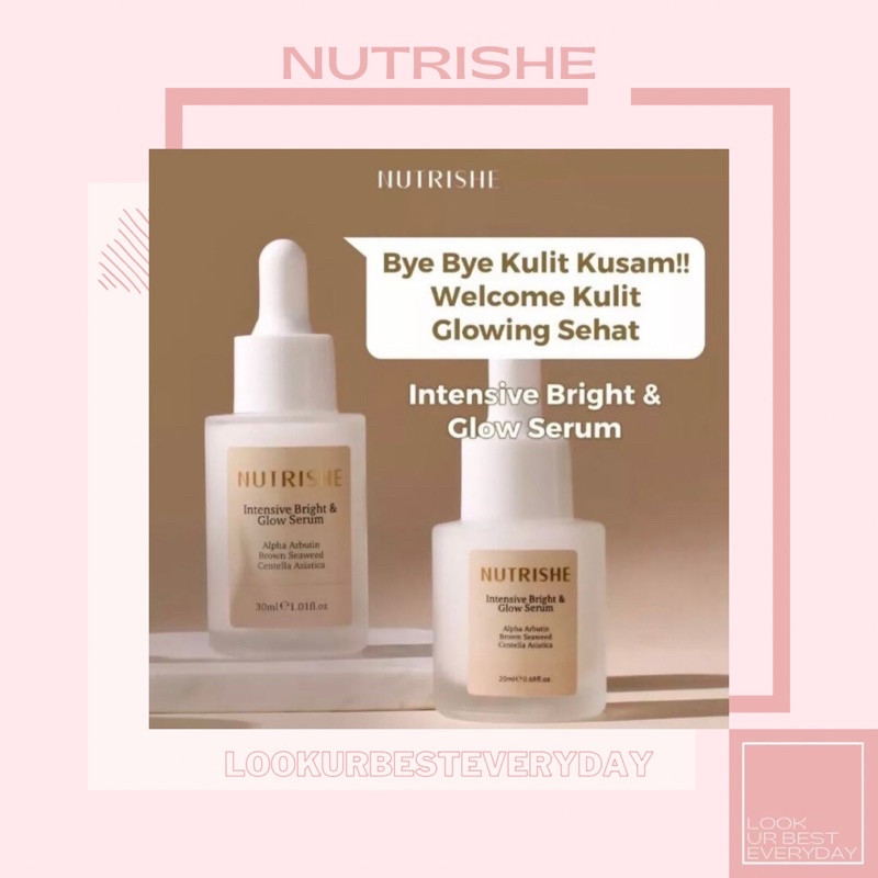 Jual NUTRISHE Intensive Bright & Glow Serum | Shopee Indonesia