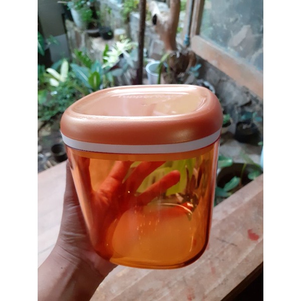 Jual cristal canister toples sultan plastik bening tupperware | Shopee ...