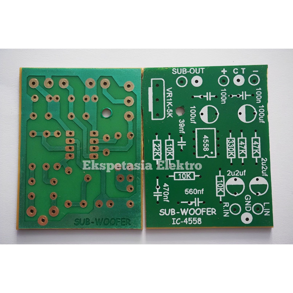 Jual PCB FILTER SUB-WOOFER IC-4558 / 2 pcs | Shopee Indonesia