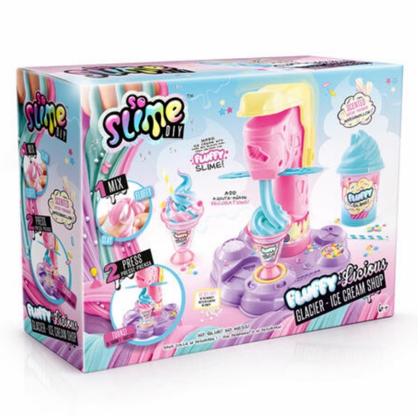 Jual SO SLIME DIY Fluffy Licious Glacier-Ice Cream Shop - Mainan Slime ...