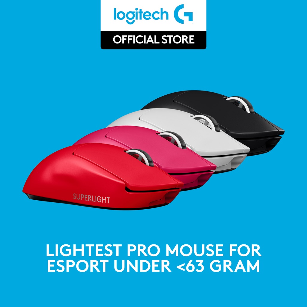 Jual Logitech G PRO X SUPERLIGHT Mouse Gaming Wireless with HERO Sensor ...