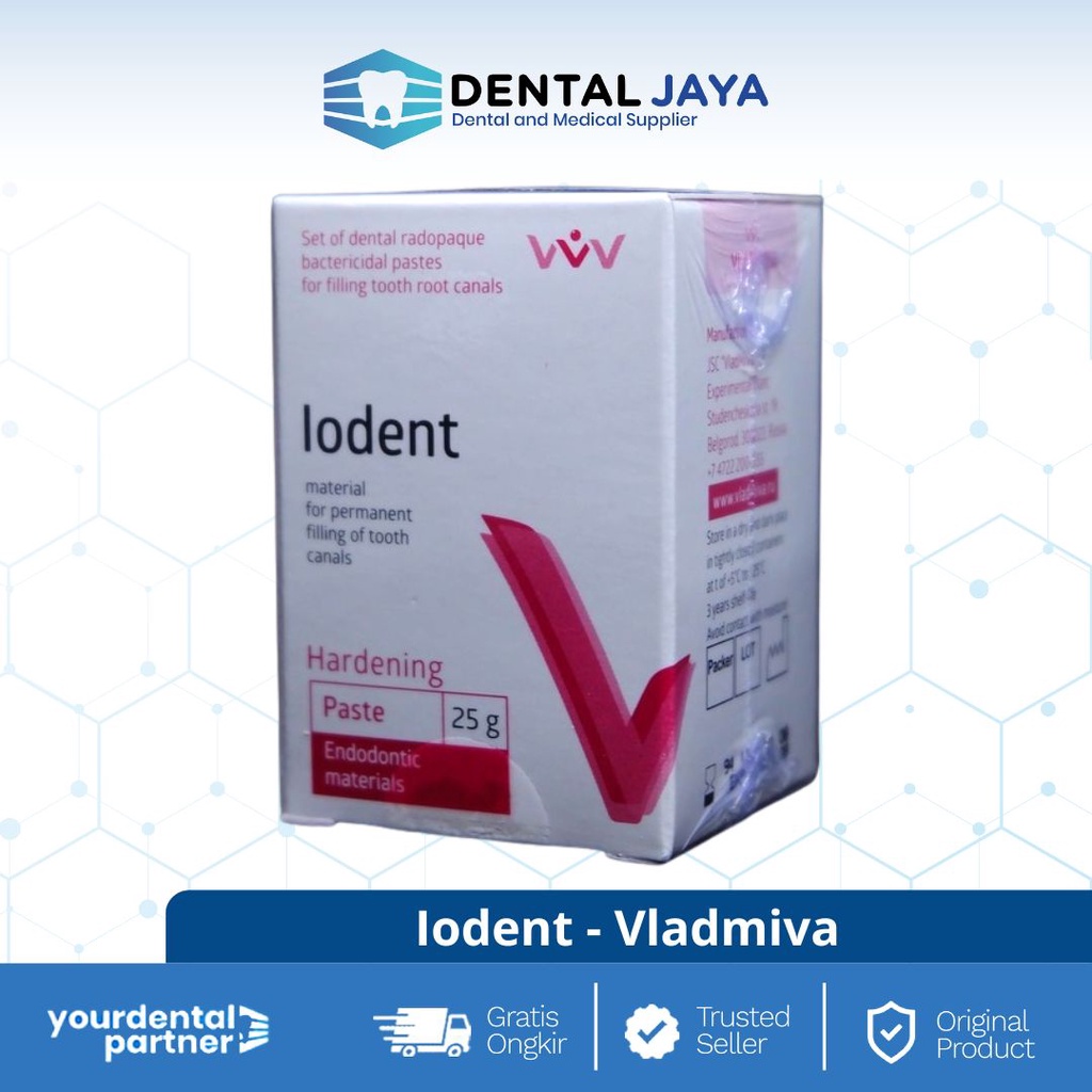 Jual Dental Jaya Iodent // Iodoform paste // mumifikasi Vladmiva Rusia ... Jual Dental Jaya Iodent // Iodoform paste // mumifikasi Vladmiva Rusia ...