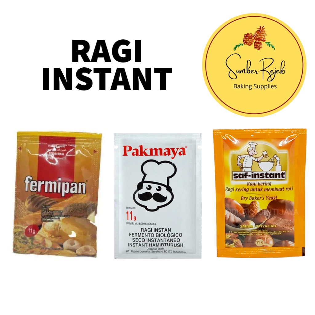 Jual Fermipan Pakmaya Pak Maya Saf Instan Ragi Instan Sachet 11 Gr ...