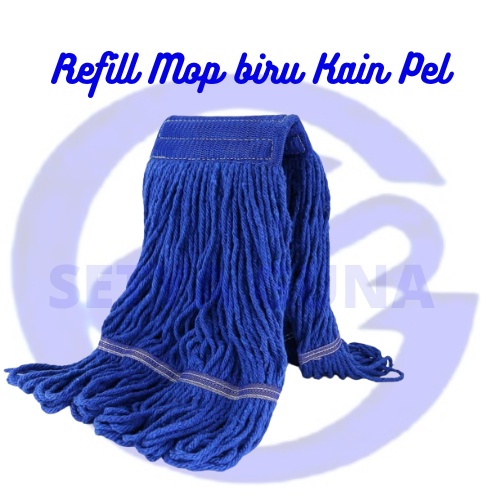 Jual Refill Kain Mop Biru/Kain pel | Shopee Indonesia