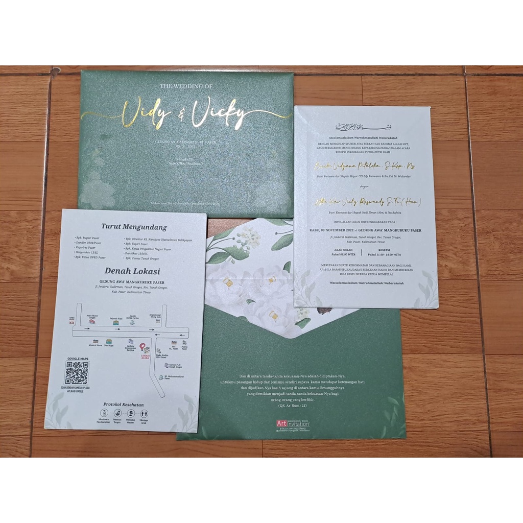 Jual Undangan Single Hard Cover + Amplop | Shopee Indonesia