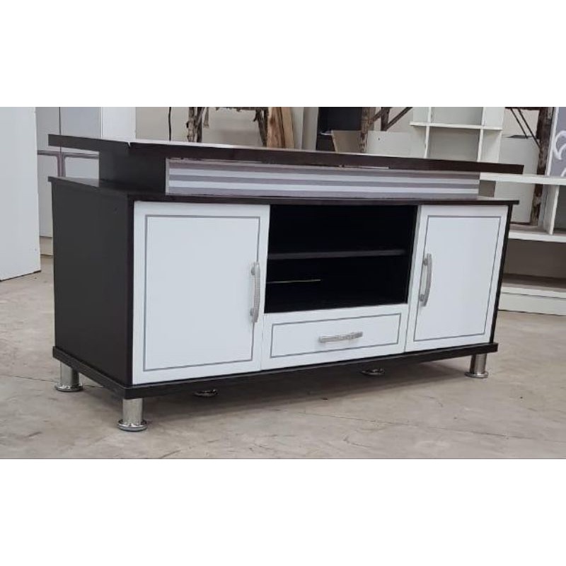 Jual Lemari TV Meja Rak TV Buffet Putih Minimalis Modern (khusus ...