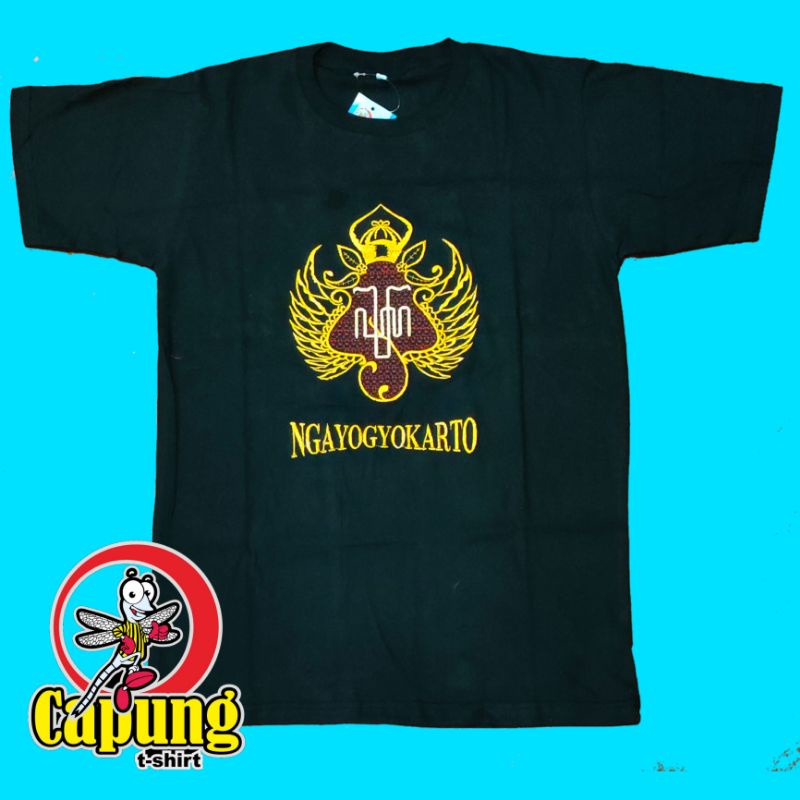 Jual KAOS JOGJA BORDIR ASLI MEREK CAPUNG T-SHIRT KAOS JOGJA LAMBANG KERATON YOGYAKARTA | Shopee ...