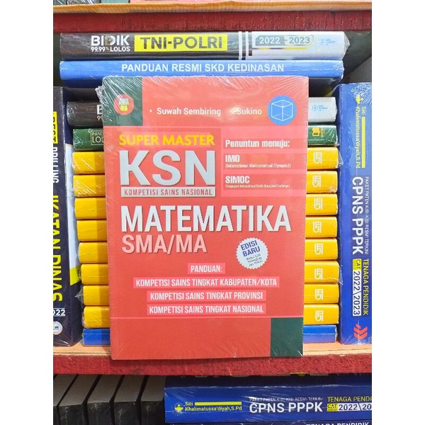 Jual Buku Olimpiade Matematika SMA: Super Master KSN Matematika SMA | Shopee Indonesia