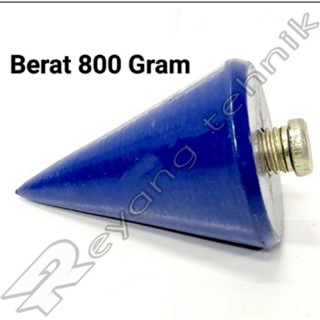 Jual Bandul Lot Kerucut Timbangan Tukang Bangunan Plump Bob 800 Gram ...