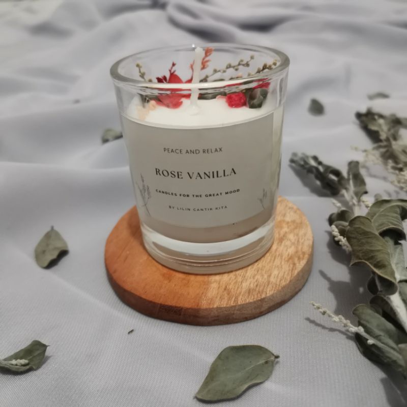 Jual Scented Candle Premium 60gr Lilin Aromatik Lilin Wangi Dried ...