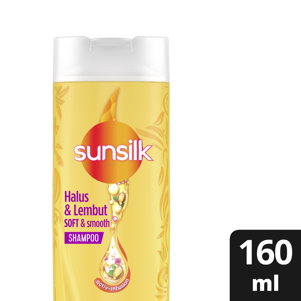 Jual SUNSILK SHAMPO SOFT & SMOOTH KUNING KEMASAN BOTOL TANGGUNG 160 ML ...