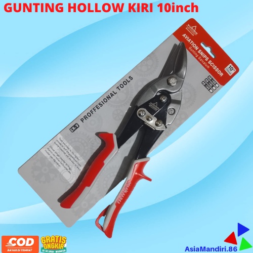Jual GUNTING HOLO HOLLOW 10" / GUNTING PLAT BAJA RINGAN 25cm BENGKOK ...