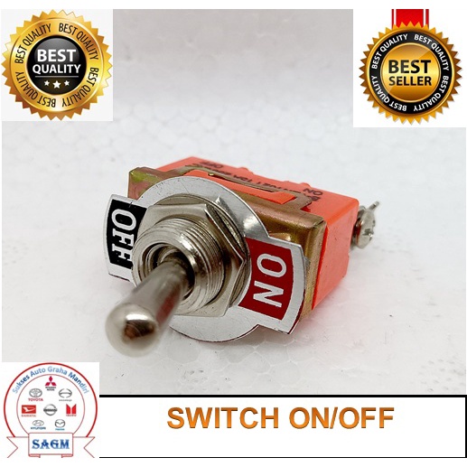 Jual SWITCH TOGGLE TOGLE SAKRAL ON OFF 2 PIN KAKI | Shopee Indonesia