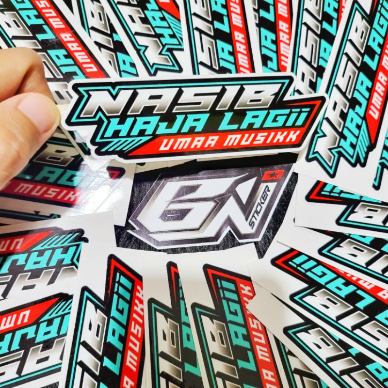 Jual stiker kata2 sticker Nasib Haja Lagi | Shopee Indonesia