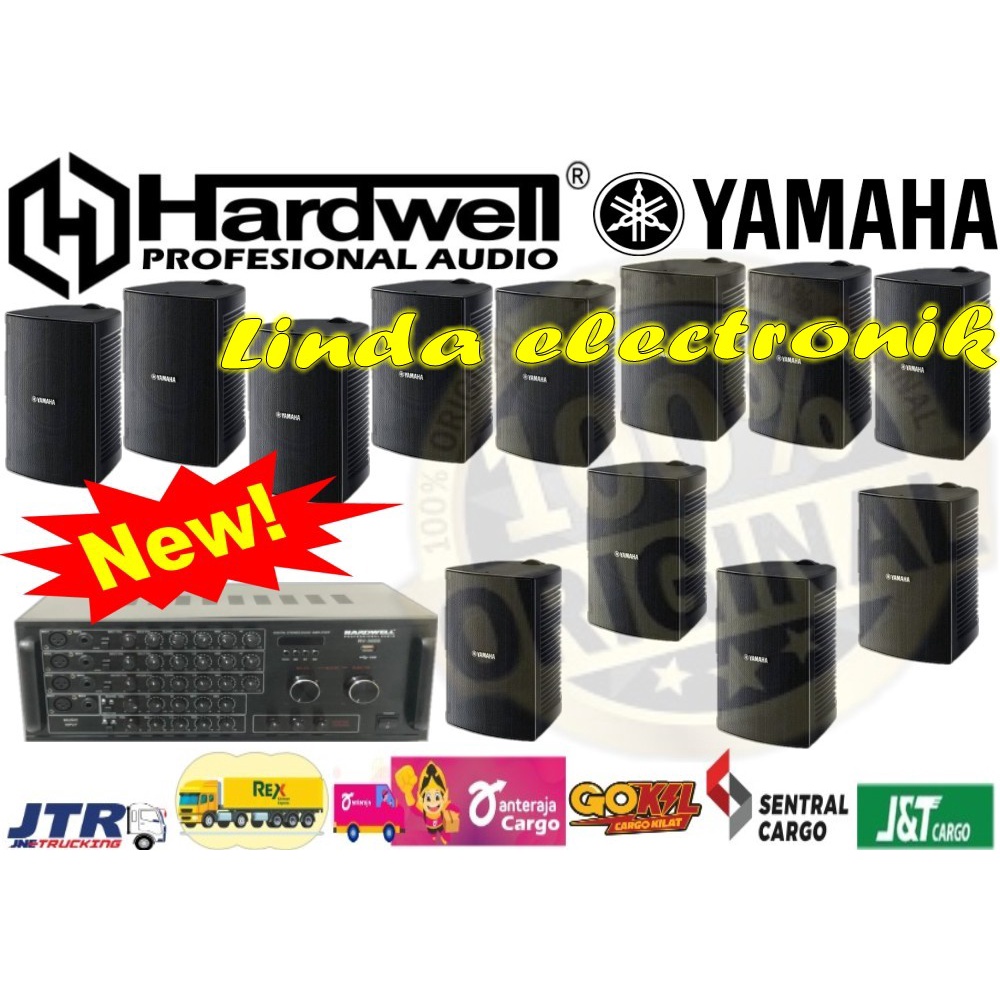 Jual paket sound system cafe restoran yamaha vs6 12bh hardwell rv3000 | Shopee Indonesia