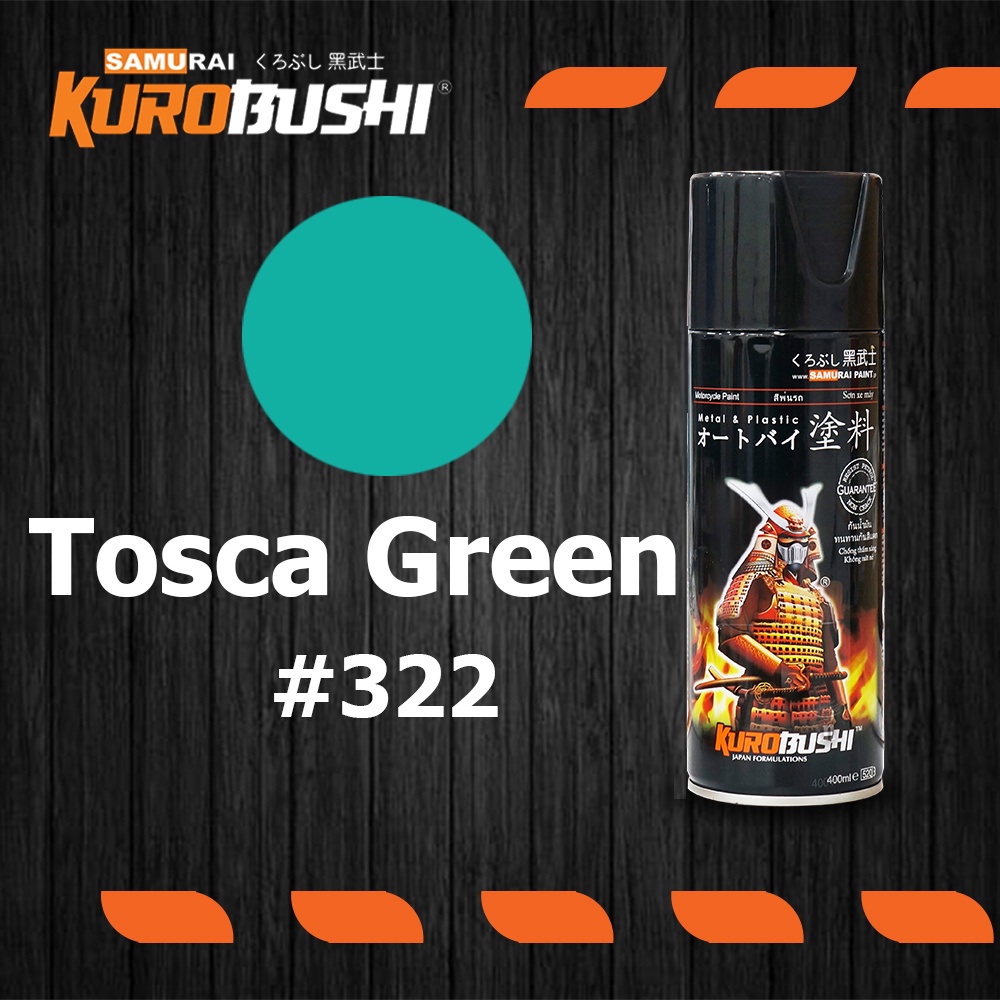 Jual Cat Paling Laris Samurai Paint Tosca Green Code #322 Hijau Tosca ...