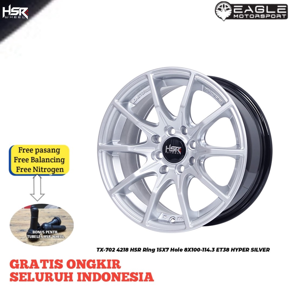 Jual VELG MOBIL R15 RING 15 VELG MOBIL JAZZ YARIS AGYA AYLA ORIGINAL HSR TX-702 | Shopee Indonesia