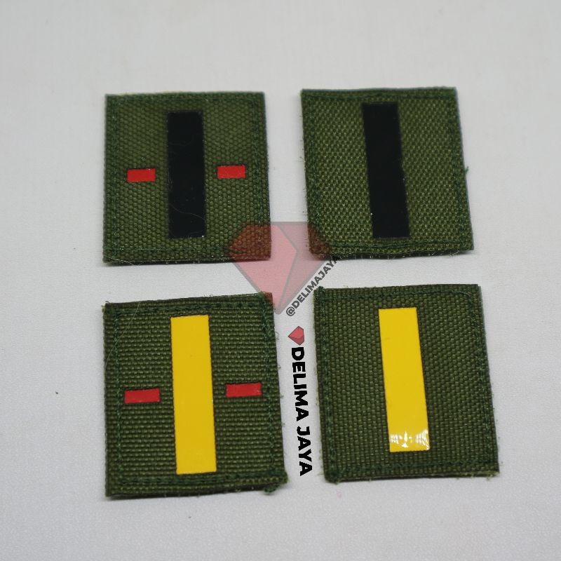 Jual Pangkat Topi PDL & PDH Laser (Letda Lettu Kapten) Staff dan ...