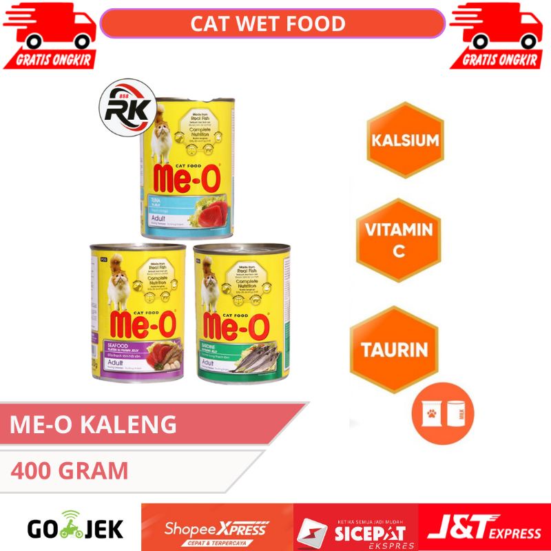 Jual Meo Kaleng 400gram Cat Food All Variant Makanan Kucing Wet Food ...