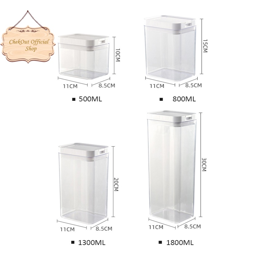 Jual Set Kotak Toples Makanan dan Snack Kedap Udara - Kotak Kontainer ...