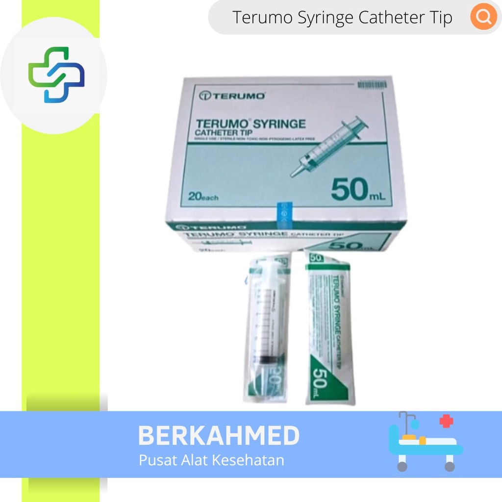Jual Terumo Syringe Catheter Tip 50cc/ Spuit 50cc Terumo/Terumo Syringe 50ml Lubang Tengah ...