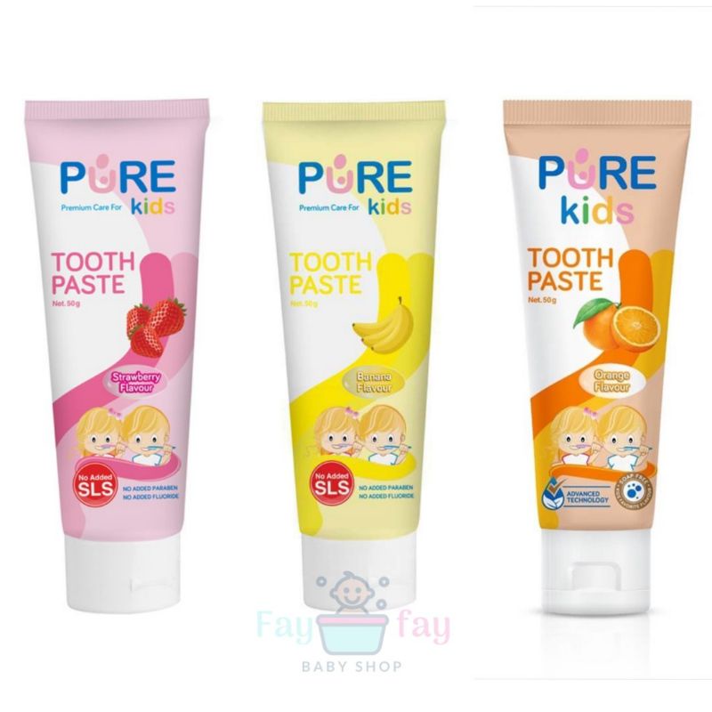 Jual Pure Kids Tooth Paste / Pasta Gigi Pure Baby / Pasta Gigi Anak ...