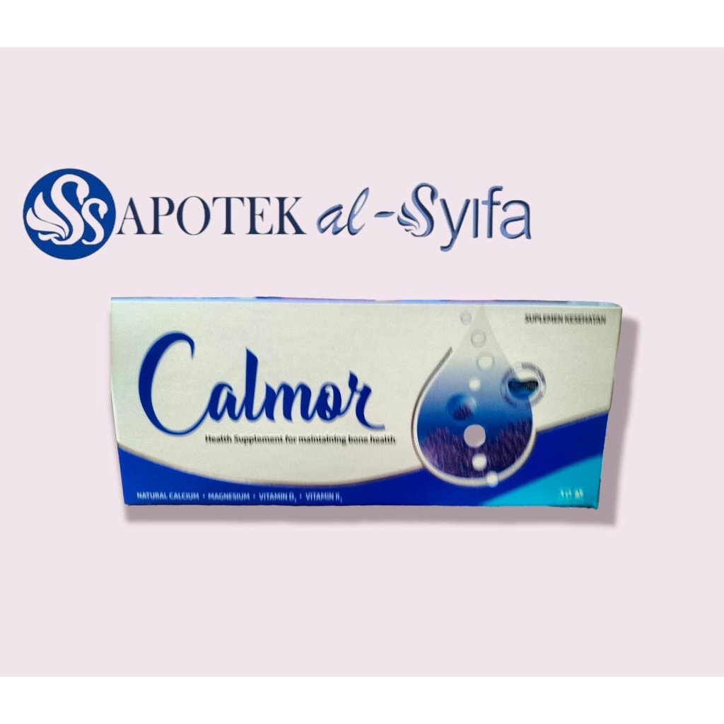 Jual Calmor - membantu memenuhi kebutuhan kalsium dan vit D 1 strip isi ...