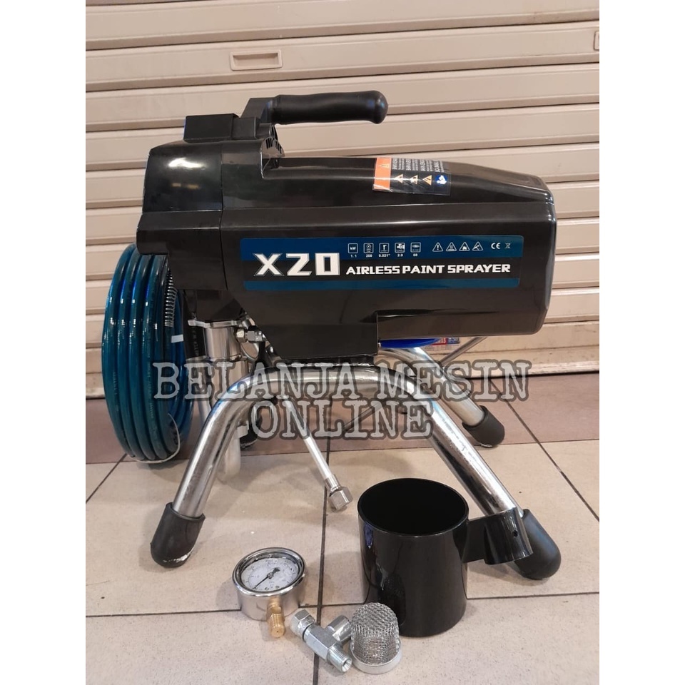 Jual Mesin Cat Tembok Electric Airless Paint Sprayer X20- Tsuzumi 1100 ...