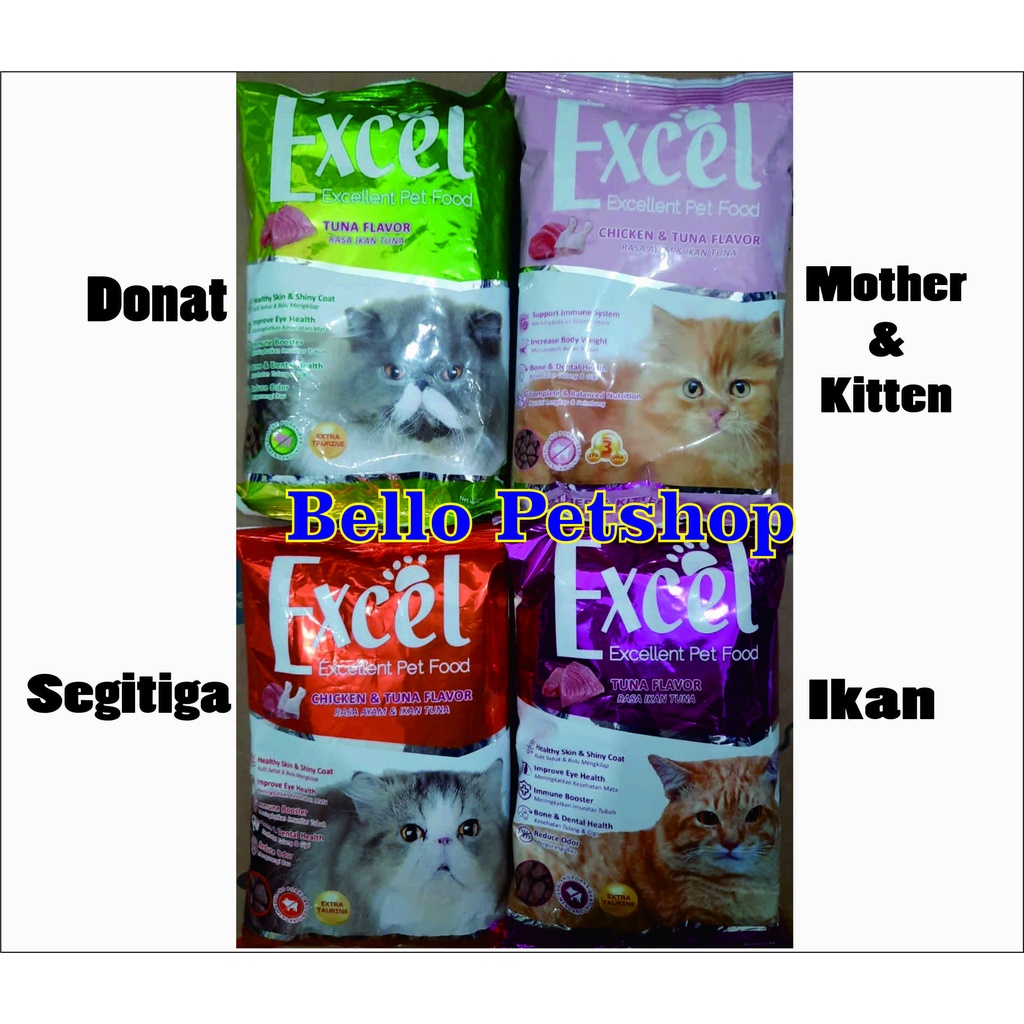 Jual Excel Freshpack 500gr | Makanan Kucing EXCEL Mother Kitten new 500 ...
